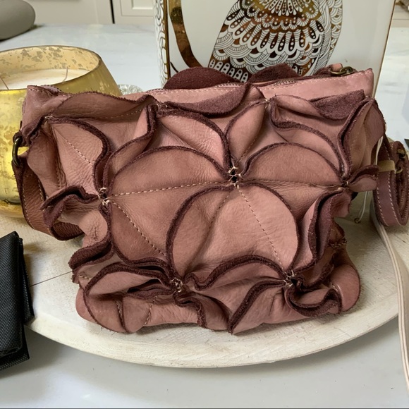 constanza Rota | Bags | Constanza Rota Italian Petal Pink Leather Bag ...